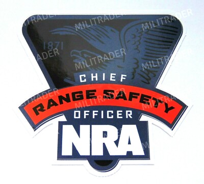 National Rifle Association NRA Chief Range Safety Officer Decal | eBay