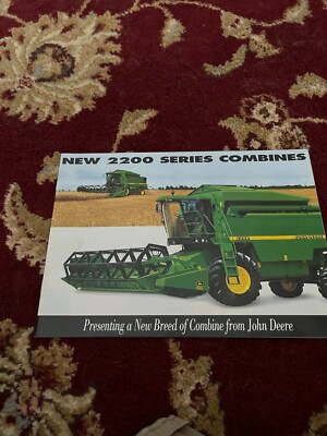 John Deere 2254 2256 2258 2264 2266 Combine For 1996 Brochure FCCA | eBay