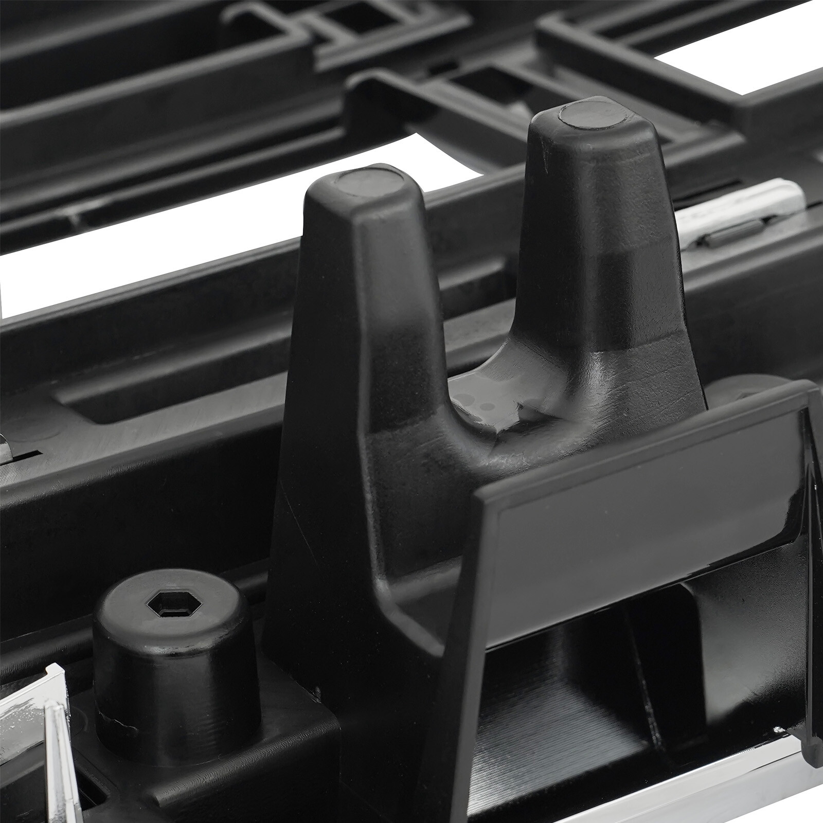 Front Bumper Hood Grille Chrome Fit 2021 2022 2023 GMC Yukon SLT XL ...