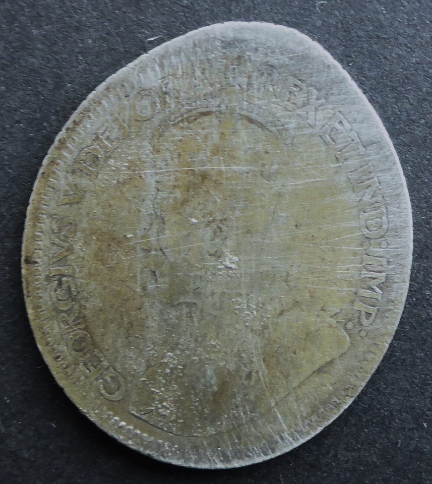 LOVE TOKEN/HOBO STERLING CANADIAN DIME "MAORI MASK" CAN.SHIP$1.99 COMB ...