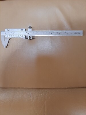 L.S.Starrett Co No. 123 Vernier Caliper Inside Outside Measuring ...