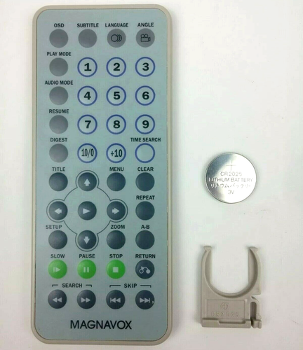 Magnavox RC-1700 Remote Control for Portable DVD IDM-830 IDM-831 IDM ...