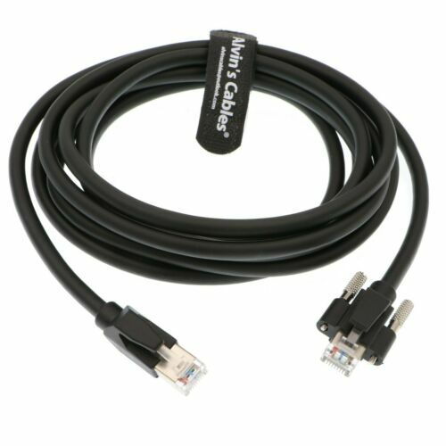 GigE Cat6 S STP Screw Lock Horizontal RJ45 DrC Cable for Basler Cameras ...