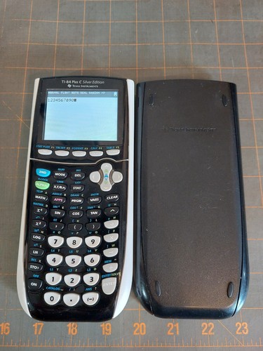 TI-84 Plus C Silver Edition Graphing Calculator No Cord | eBay