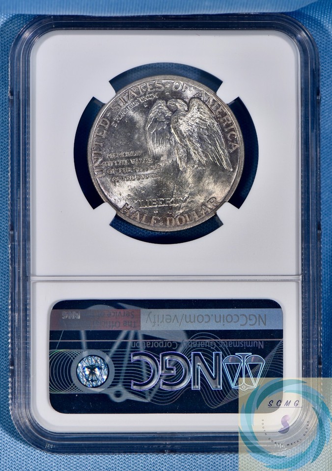 1925 Stone Mountain Commemorative 50c NGC MS65 - Lustrous Vibrant Earth ...
