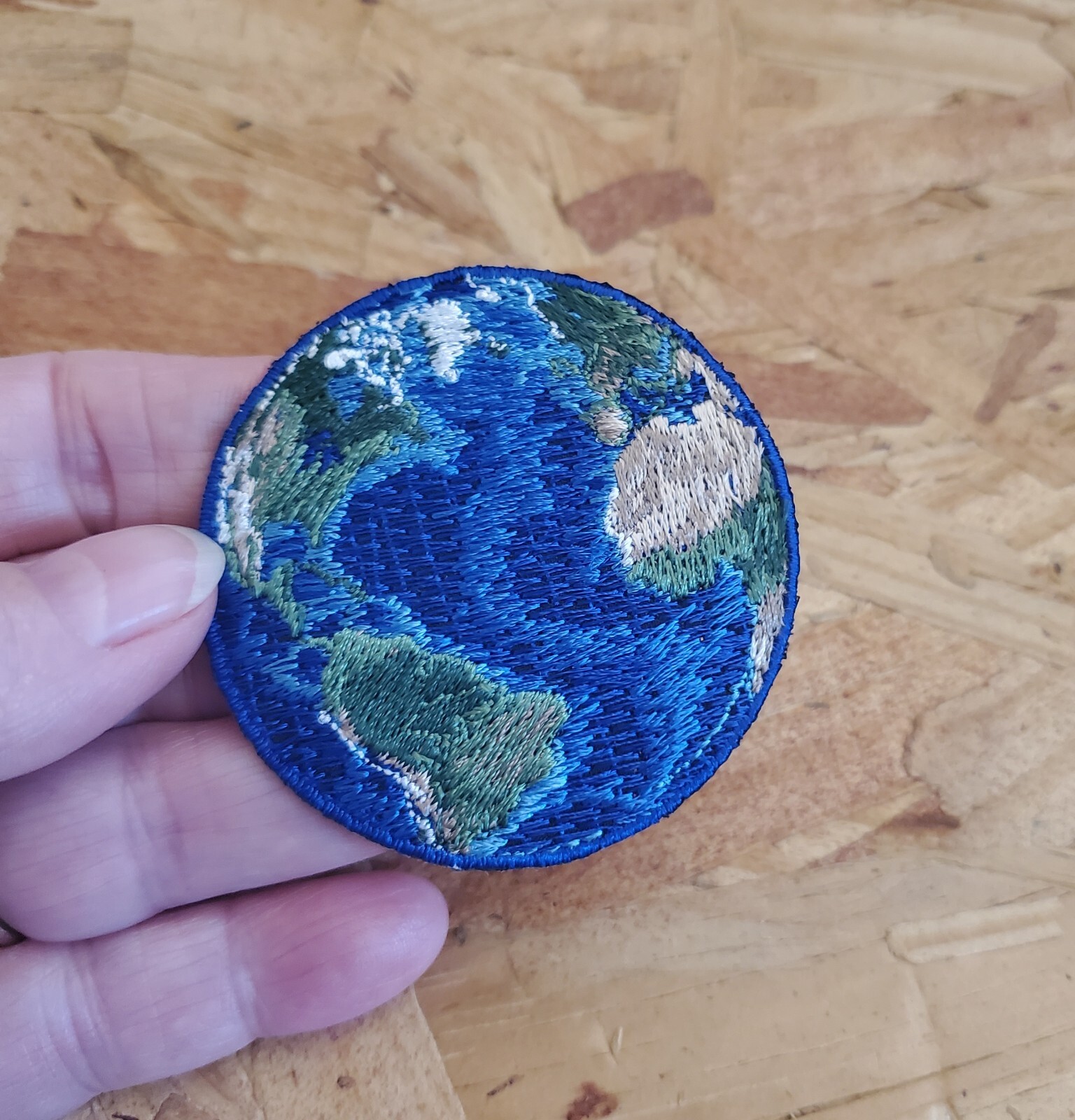 Earth - World - Planet - Earth Day - Embroidered Iron On Patch - A | eBay