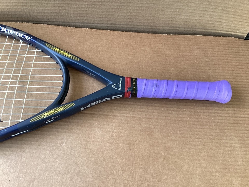Head Intelligence i. X11 Oversize Tennis Racquet 4 5/8 Powerframe W ...