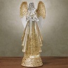 Roman Confetti Lights 12.75in LED Lighted Angel Christmas Tabletop ...