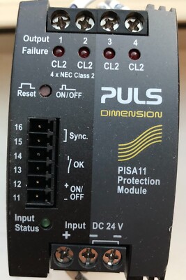 Puls PISA11.CLASS2 Protection Module Power Supply Input: 24 VDC USED | eBay