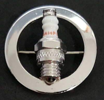 Vintage Champion Spark Plug pin pinback brooch ( rare find ) | eBay