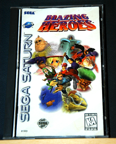 BLAZING HEROES (SEGA SATURN) Tested NTSC-U/C | eBay UK