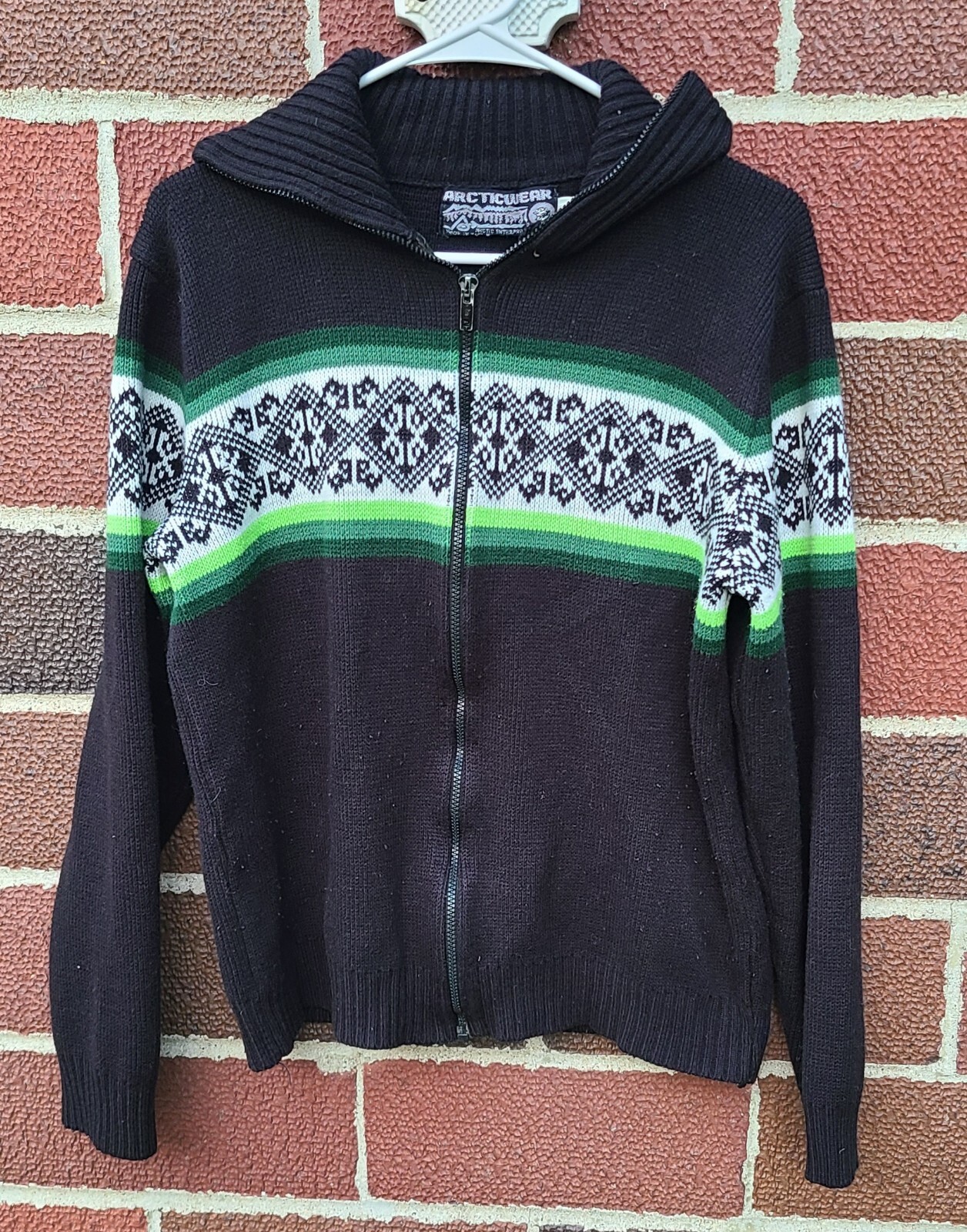 Vintage 1980s Arctic Cat Arctic Wear Mens Cardigan Sw… - Gem