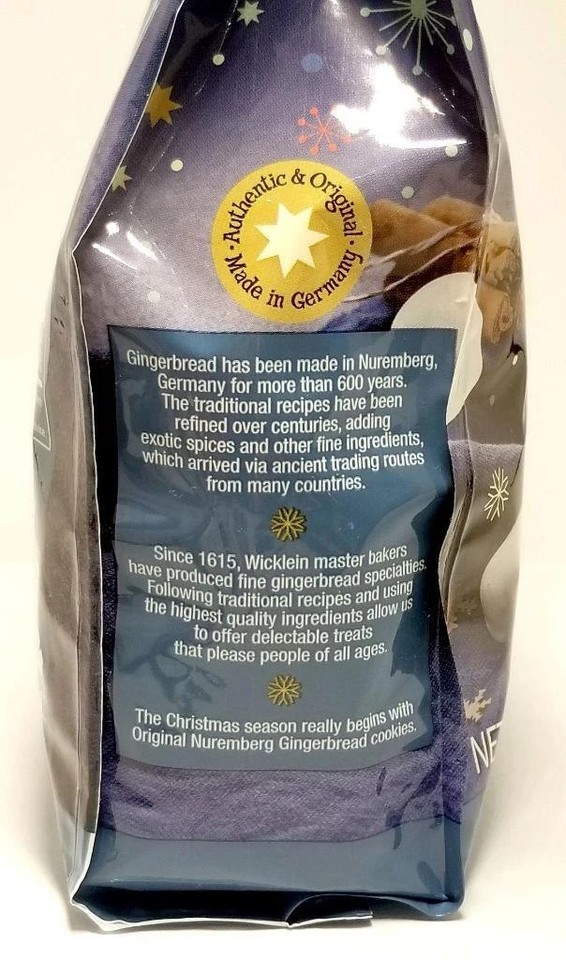 Wicklein Pfeffernusse Iced Gingerbread Cookies 7.05 Oz. (Pack of 2 ...