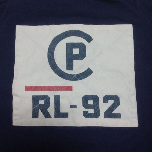 Polo Ralph Lauren Vintage RL-92 Barcelona Olympics Navy Cotton L Shirt Used | eBay