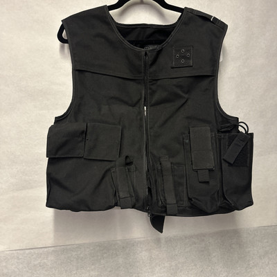 Second Chance Black Tactical Bulletproof Vest Carrier With Pockets Size ...