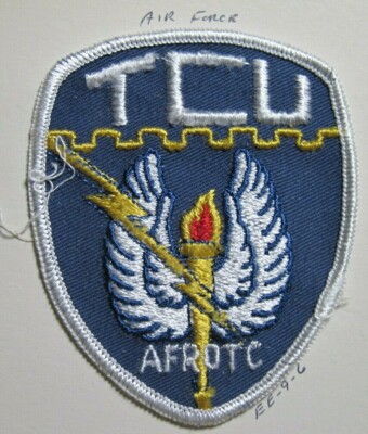 AIR FORCE Patch ROTC program TEXAS CHRISTIAN UNIVERSITY TCU Fort Worth ...