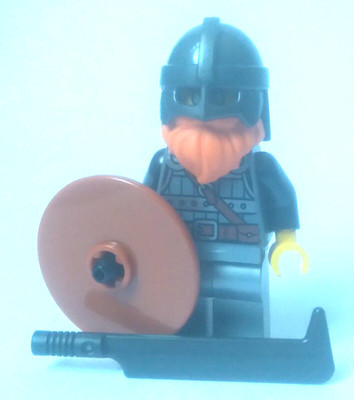 LEGO Viking MINIFIGURE vikings army castle warrior guard beard viking ...