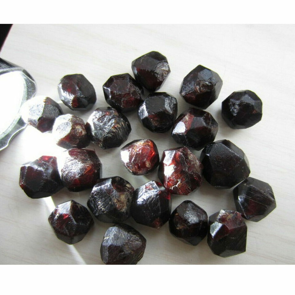 Natural Top RED Raw Pyrope Garnet Crystal Gemstone Rough Mineral ...