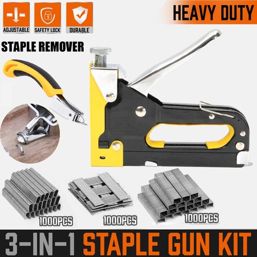 Heavy Duty Stapler Tacker free Staples Upholstery Staple Gun Staple ...