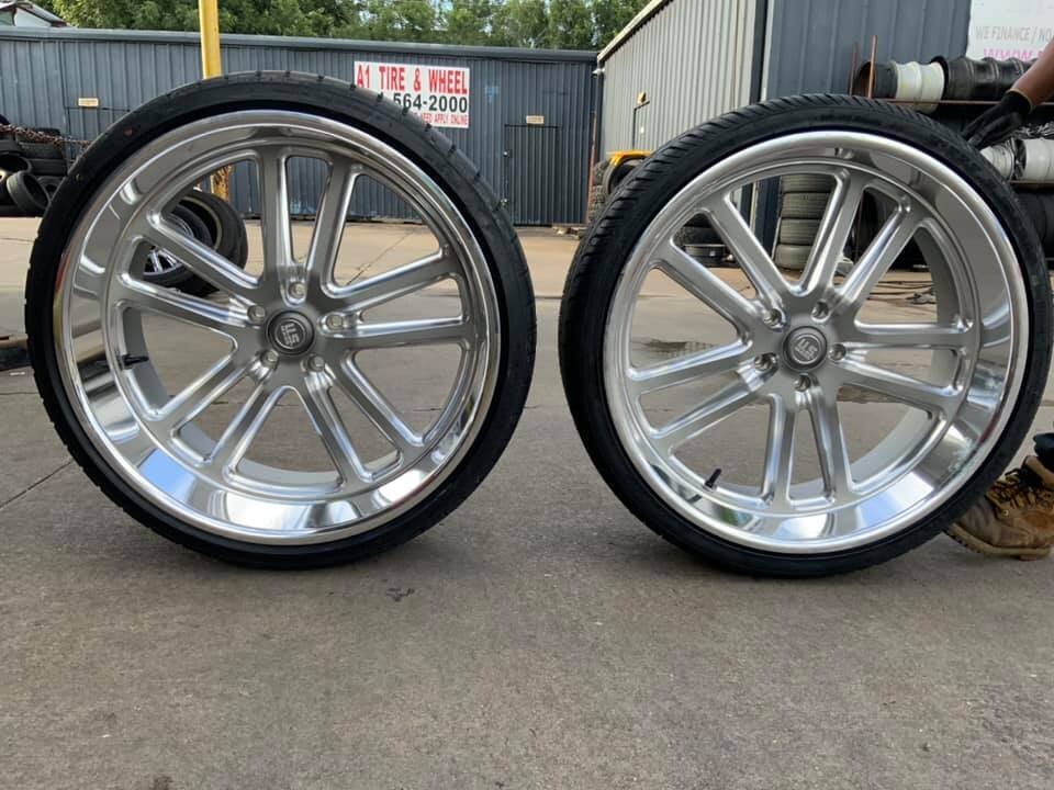 4 NEW 22" US MAG BULLET U130 22X9 + 22X10.5 5X127 (5X5) CHEVY GMC RIMS ...