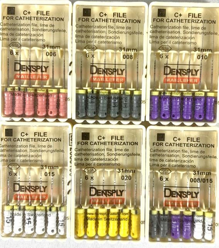 Dentsply Maillefer C+ file Endodontic stainless steel 31mm All sizes 30 ...