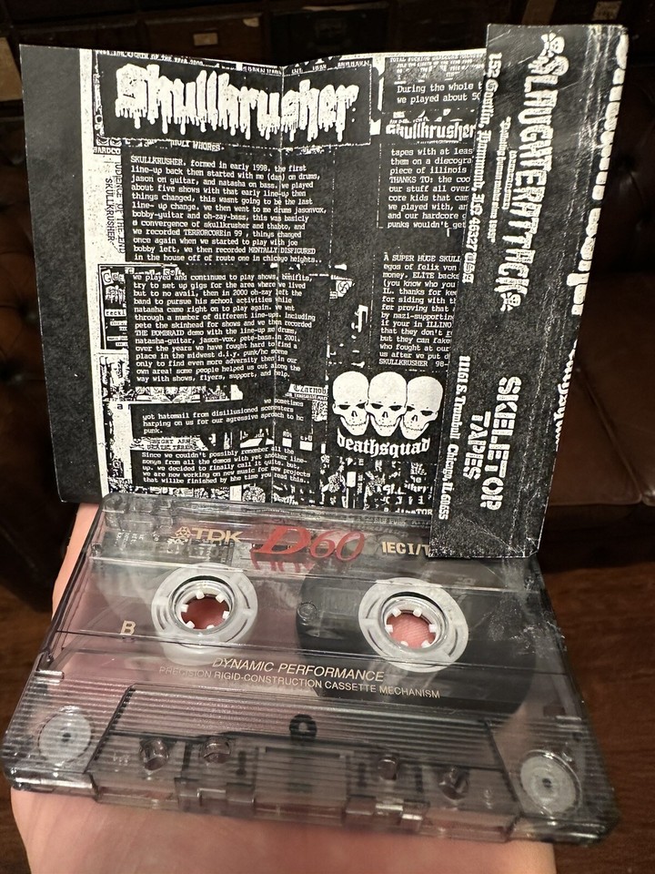 SKULLCRUSHER DEATHSQUAD DEMO HARDCORE PUNK ROCK CASSETTE RARE | eBay