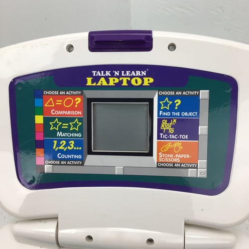 Scientific Toys Vintage 1997 Talk N Learn Kids Laptop Interactive Toy ...