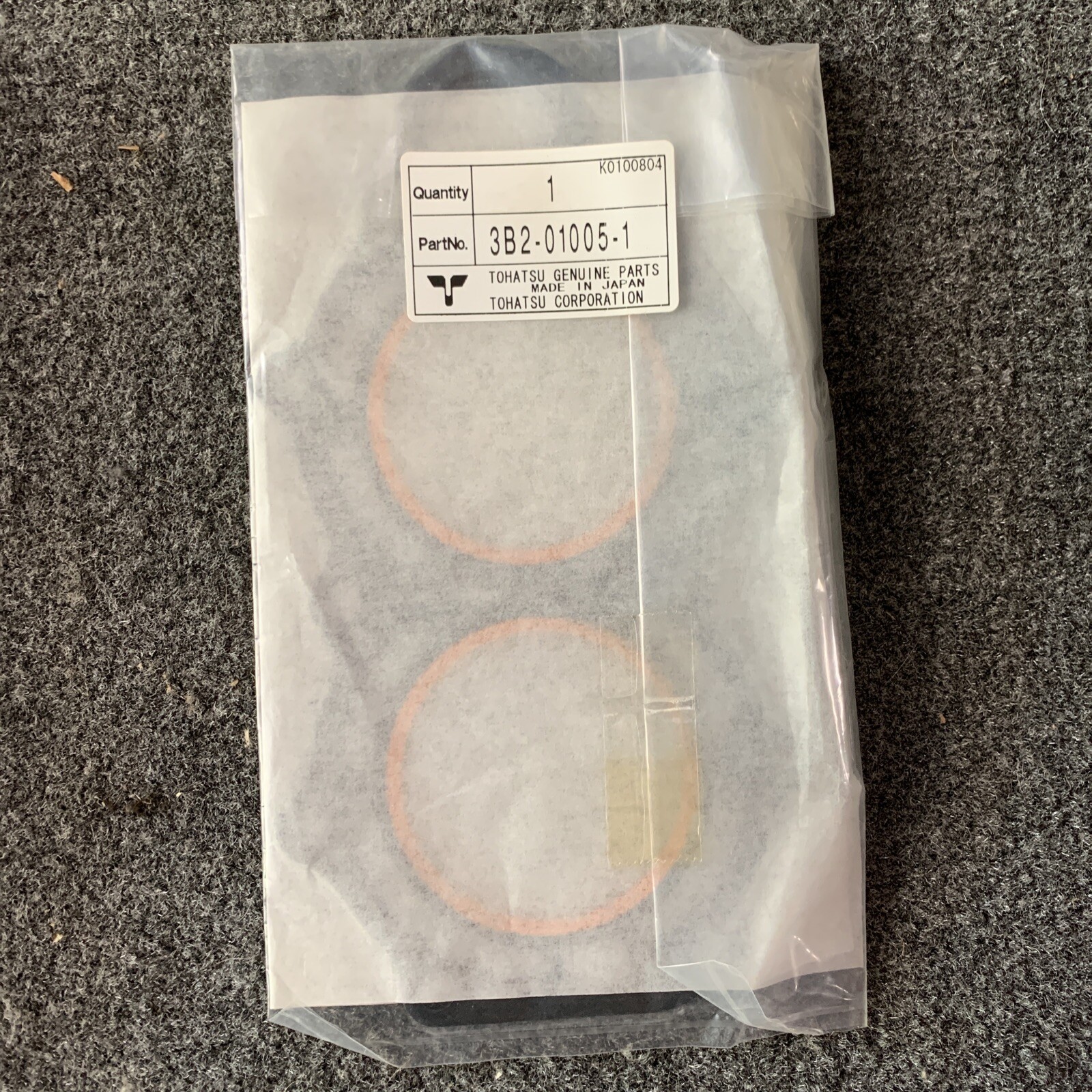 3B2-01005-1 Tohatsu Cylinder head gasket 3B2010051, New Genuine OEM ...