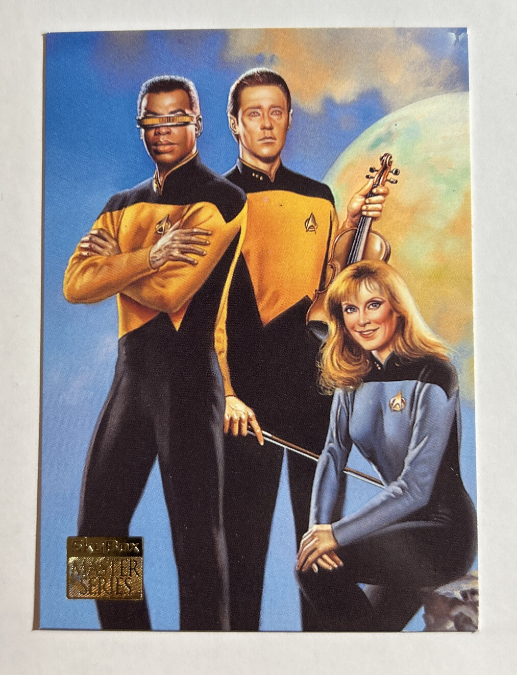Star Trek Master Series 2 Triptych Crew Chase Trading Card F6 Skybox ...