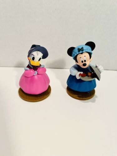 Disney Store PVC Figurines A Christmas Carol Scrooge Tiny Tim Minnie ...