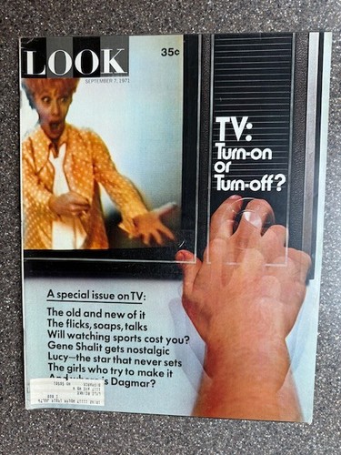 Look Magazine Sept 1971 TV Lucy Lucille Ball Farrah Fawcett Adam West Monkees | eBay