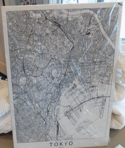 Displate Metal Map of Tokyo Japan 12-1/2x17-3/4" | eBay