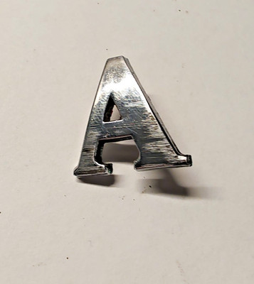 SUNBEAM ALPINE TIGER LETTER "A" WITH GOOD STUDS BUT POOR CHROME | eBay