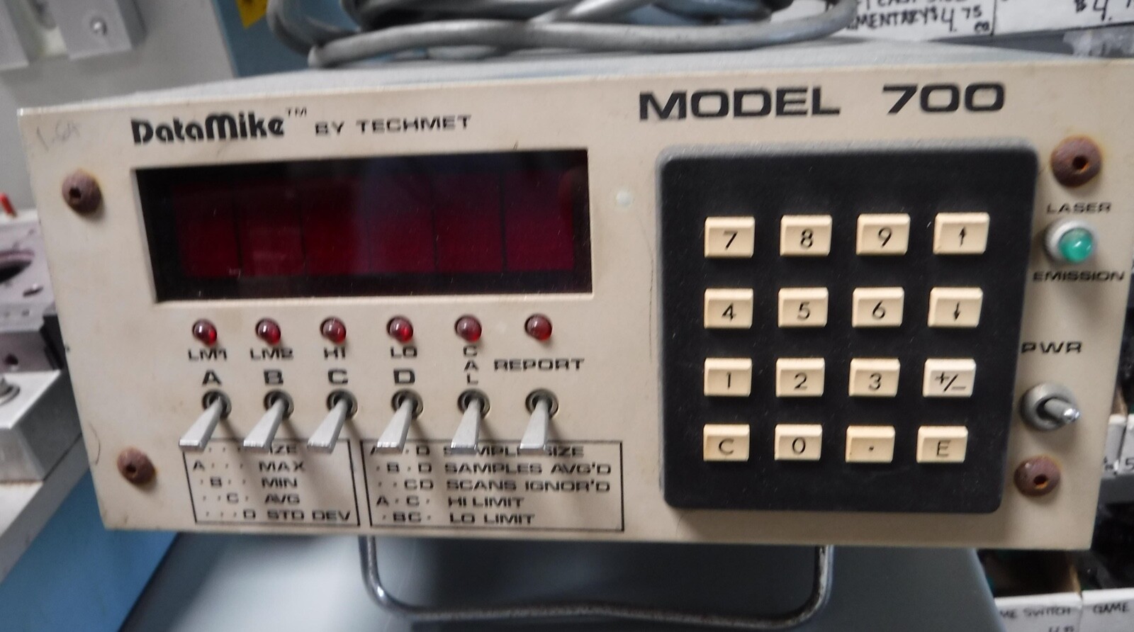 DATAMIKE MOD 700 AND LASER MIKE UNTESTED COND. FREE SHIPPING | eBay