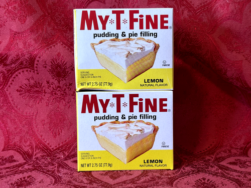 LOT OF (2) MY T FINE LEMON PUDDING & PIE FILLING 2.75 oz NEW UNOPENED ...