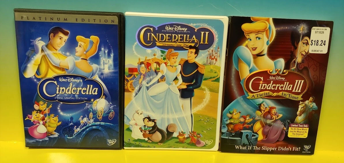 Cinderella Cartoon Movie Dvd Shop