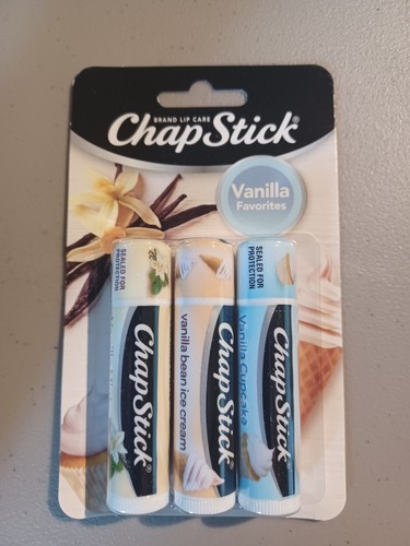 CHAPSTICK VANILLA FAVORITES Collection 3pk Mint/Cupcake/Ice Cream ...