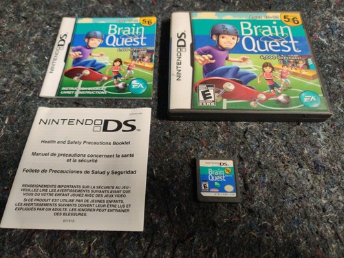 Brain Quest: Grades 5 & 6 Nintendo DS Lite DSi XL 3DS 2DS w/Case ...
