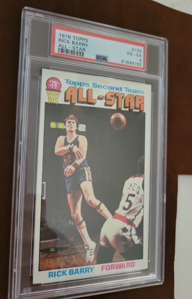 1976 Topps NBA: Rick Barry PSA Lot #132 Rick Barry (All-Star); #50 ...