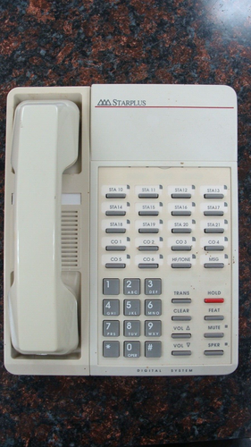 Vodavi Starplus DHS SP-7312-08 Executive Phone Telephone no screen for ...