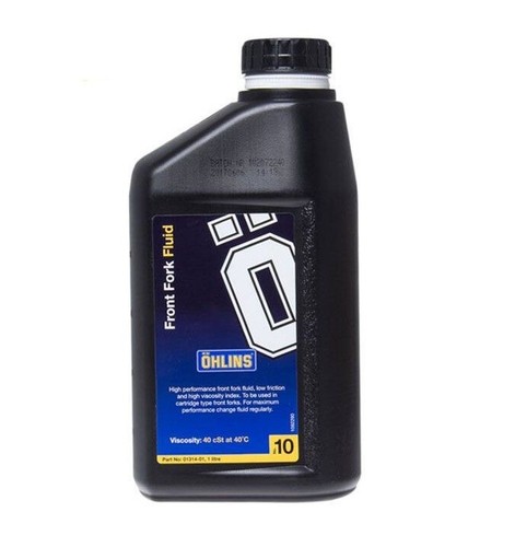 Huile de Fourche Ohlins 01314-01 N°10 Viscosity 40 Cst 40 ° Moto Civ ...
