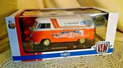 $$RARE$$ M2 MACHINES 1:24 Scale VW Van Volkswagon Bus GOLD SUPER CHASE ...