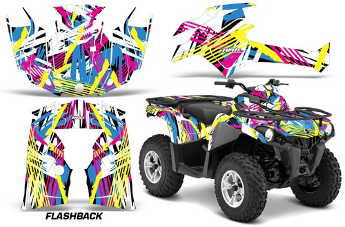 ATV Graphics kit Sticker Decal for Can-Am Outlander 450/570 L 14-23 ...
