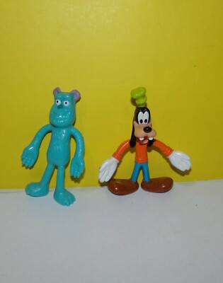 4" Kellogg's Disney Bendable Bendy Figures Goofy & Sulley | eBay Australia