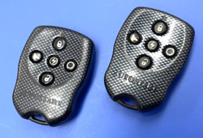 2x USED AUTOSTART 4-BUTTON NAHRS5304 REMOTE START TRANSMITTER FOB ...