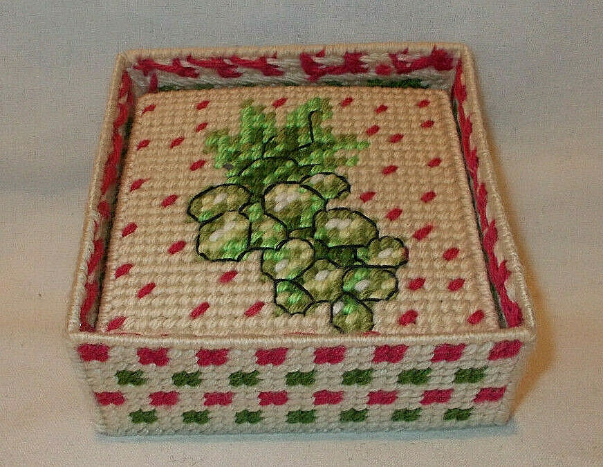 Handmade Plastic Canvas Coaster Sets | eBay