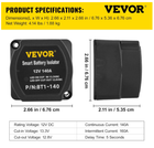 VEVOR Split Charge Relay Kit, 6mtr 12V, Automatic Dual Battery Isolator ...