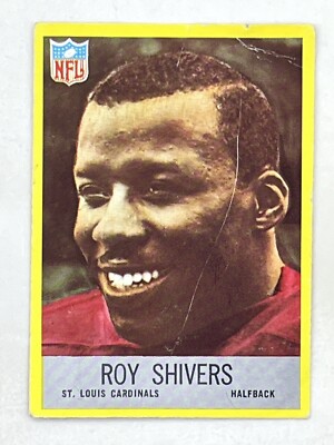 Roy Shivers 1967 Philadelphia RC #164 NFL St. Louis Cardinals Vintage ...
