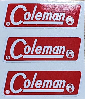 (3) NEW COLEMAN 502/220F/228F STOVE LANTERN REPLACEMENT STICKERS DECALS ...