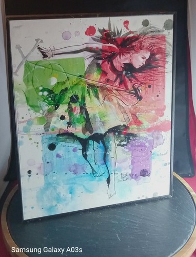 Eyes On Walls Dee Kaa Zhee Mini Art Block By Lora Zombie | eBay